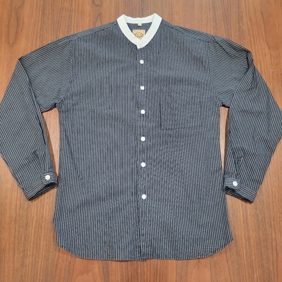 Wah Maker | Shirts | Wah Maker Frontier Wear Shirt Banded White Collar ...